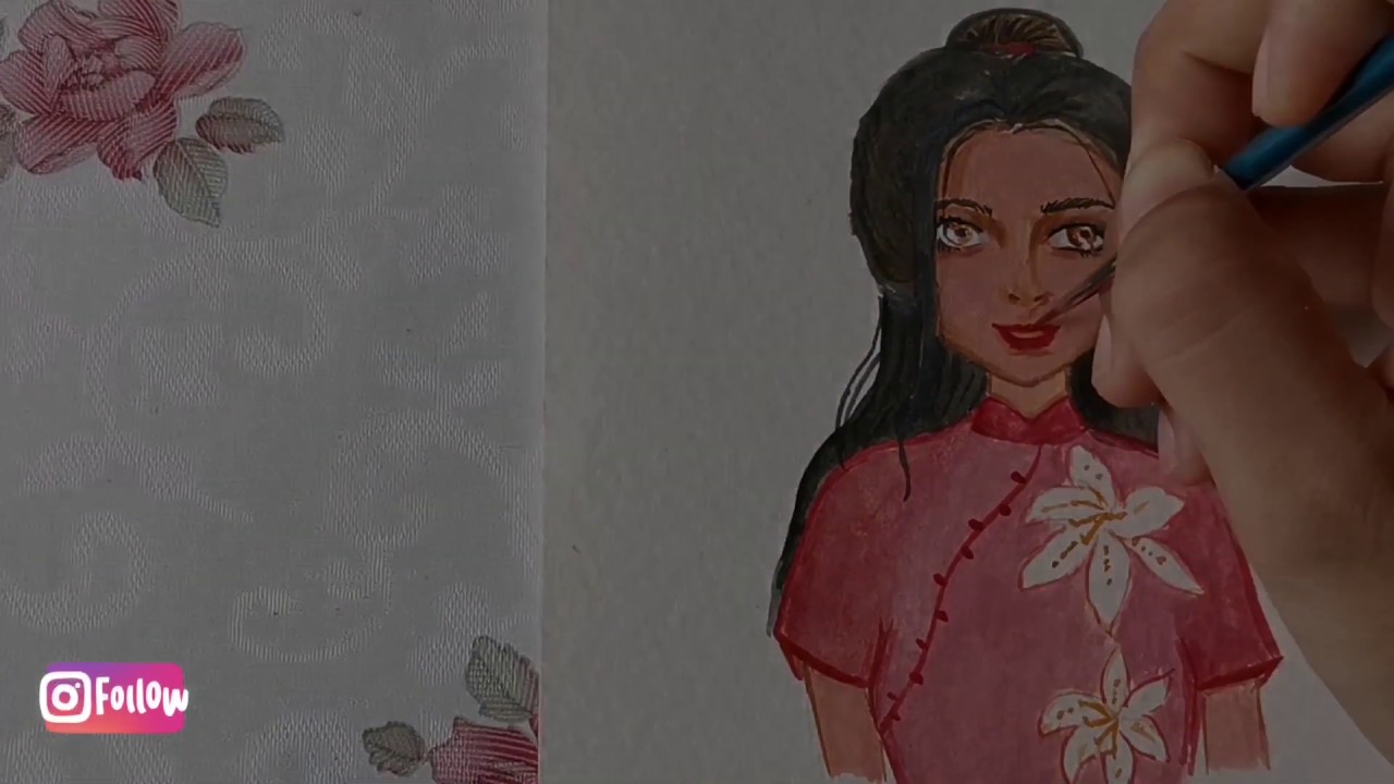 [SPEED PAINTING] Painting for my profile picture - YouTube