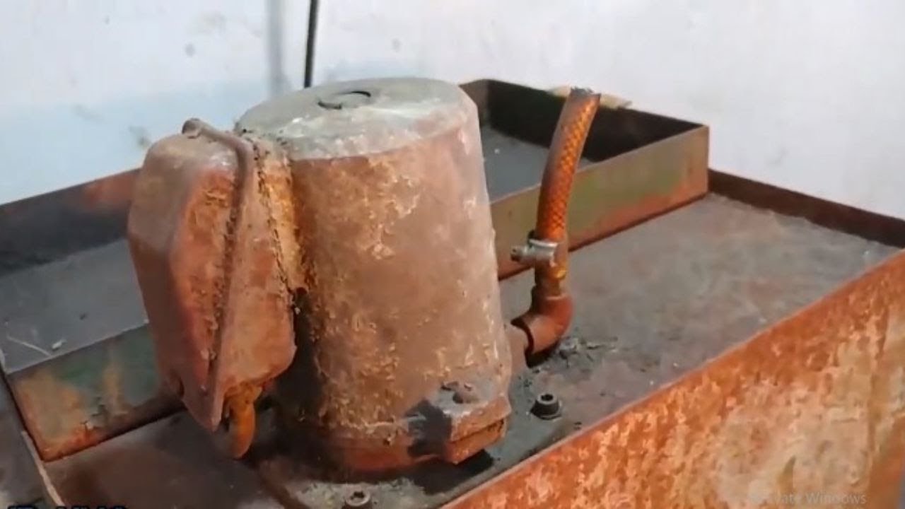 how to restore old rusty electric oil pump | tool restoration # ...