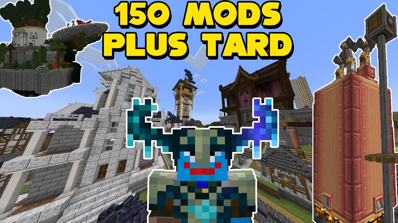 150 mods plus tard ! Voici à quoi ressemble ce monde Minecraft - YouTube