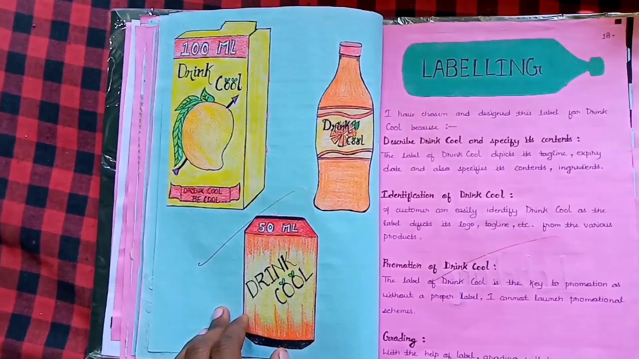 Business Studies Project Work On Soft Drink | Class 12| Marketing ...