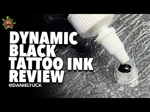 Dynamic Black Tattooing Ink Review | Best Tattoo Ink?? - YouTube