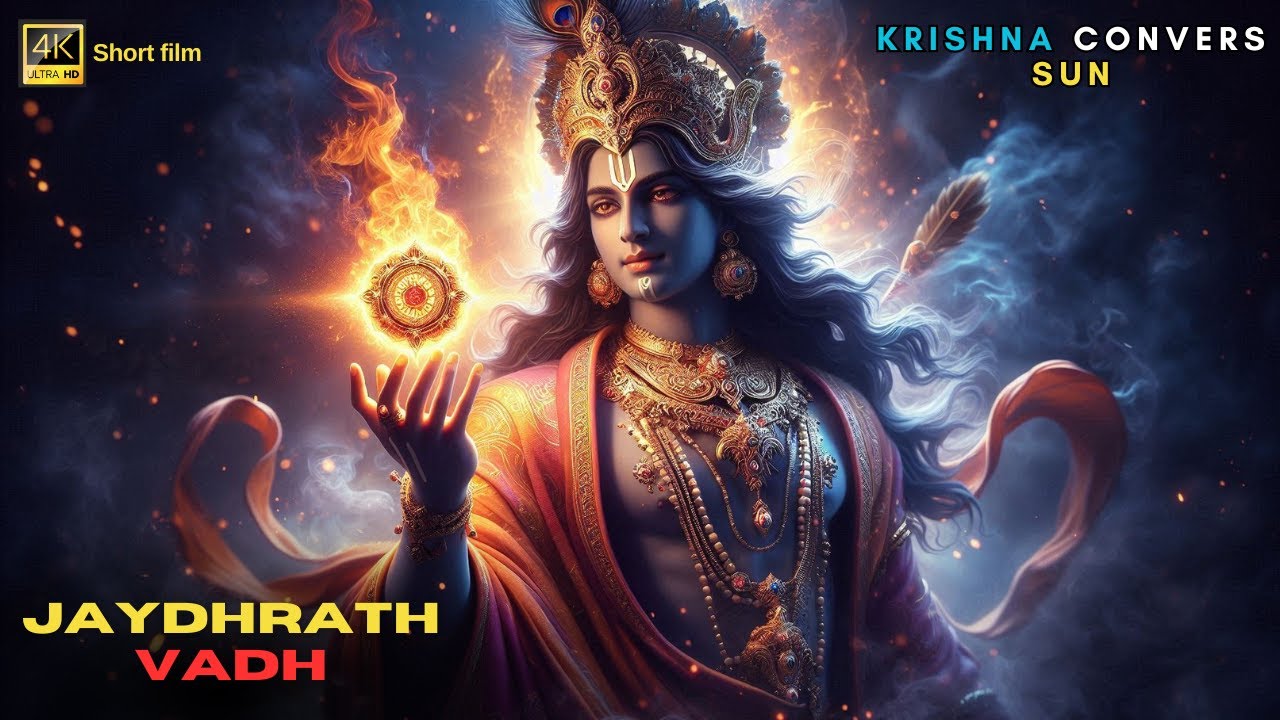 Untold Mahabharat Scene | Krishna Covers the Sun with Sudarshan Chakra ...