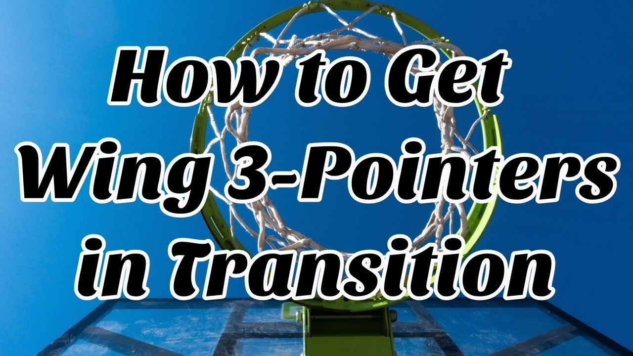 Basketball Transition Into a Wing 3 Pointer - Coaching Tips - YouTube