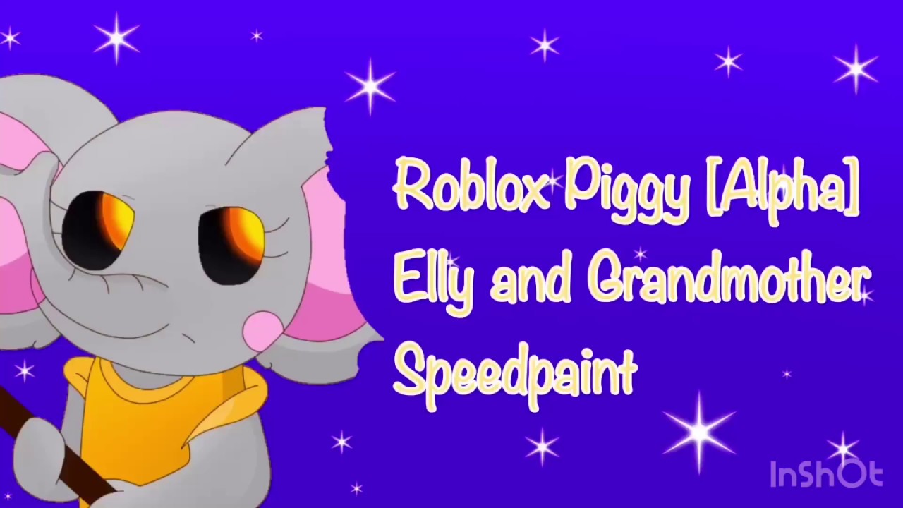 (REUPLOADED) Roblox Piggy [Alpha] Elly and Grandmother Speedpaint - YouTube