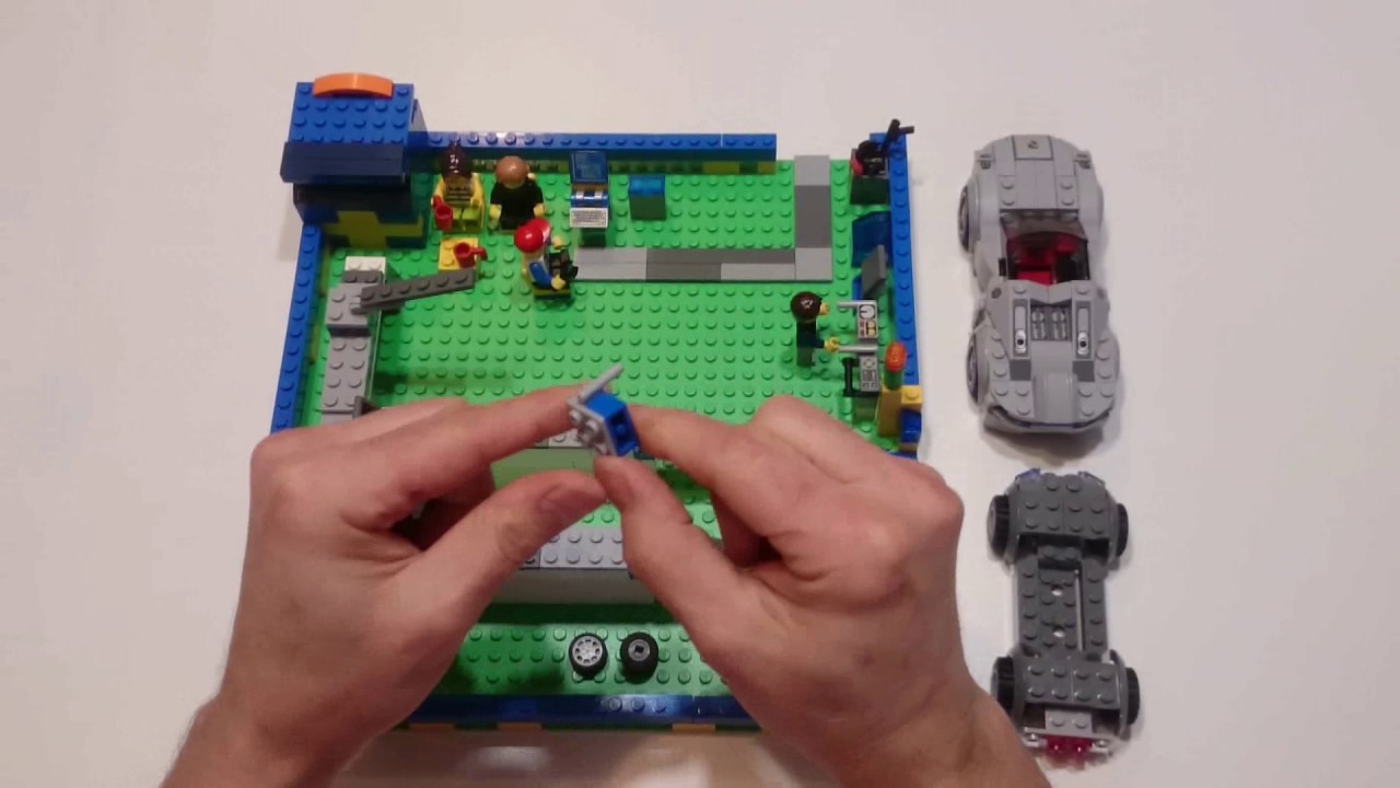 LEGO Custom Garage. Building instruction for some accessories is ...