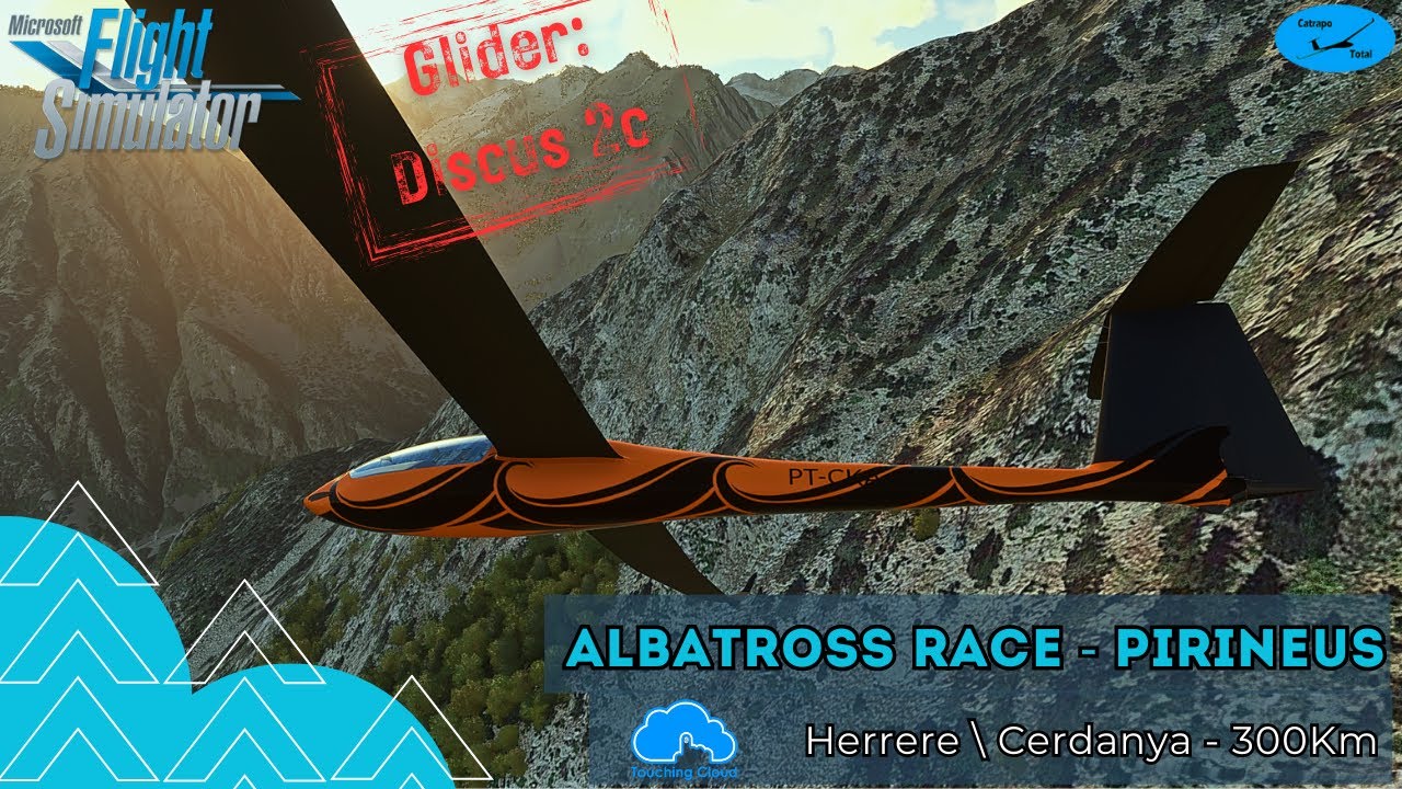 [MSFS - Gliders] Albatross Race Discus2c Pirineus 300Km - YouTube