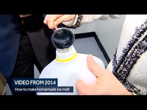 How to make homemade ice melt - YouTube