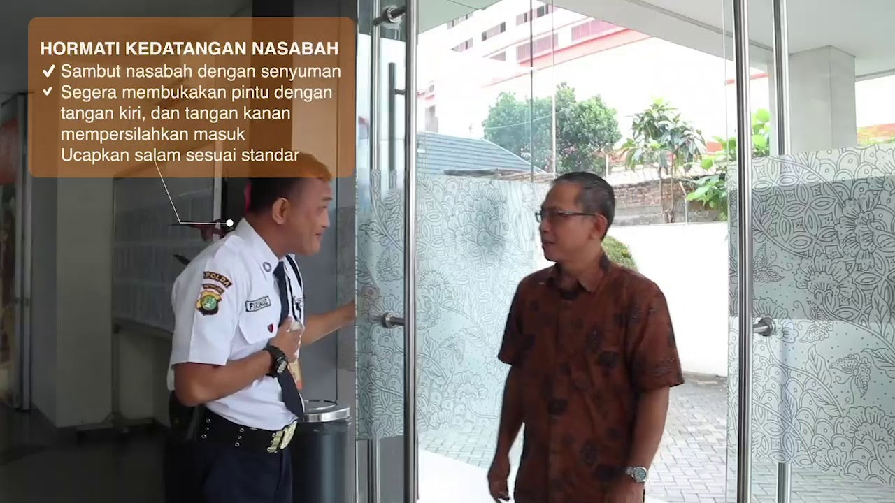 Panduan Standar Pelayanan Security - Bank Profesional - YouTube