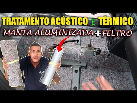 ISOLAMENTO ACÚSTICO E TÉRMICO -  FELTRO E MANTA ALUMINIZADA ASFÁLTICA| Passo a passo