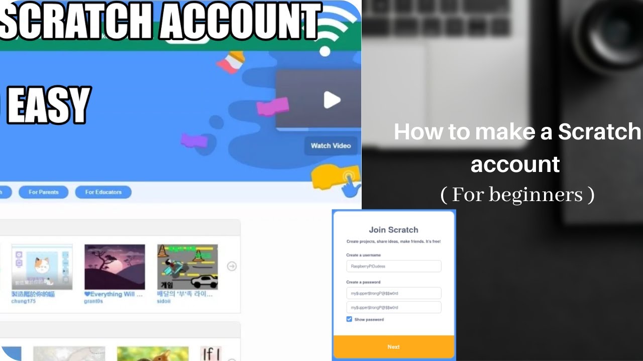 ⌨️Don`t know how to sign in to scratch ? Super easy …👍 ️ - YouTube