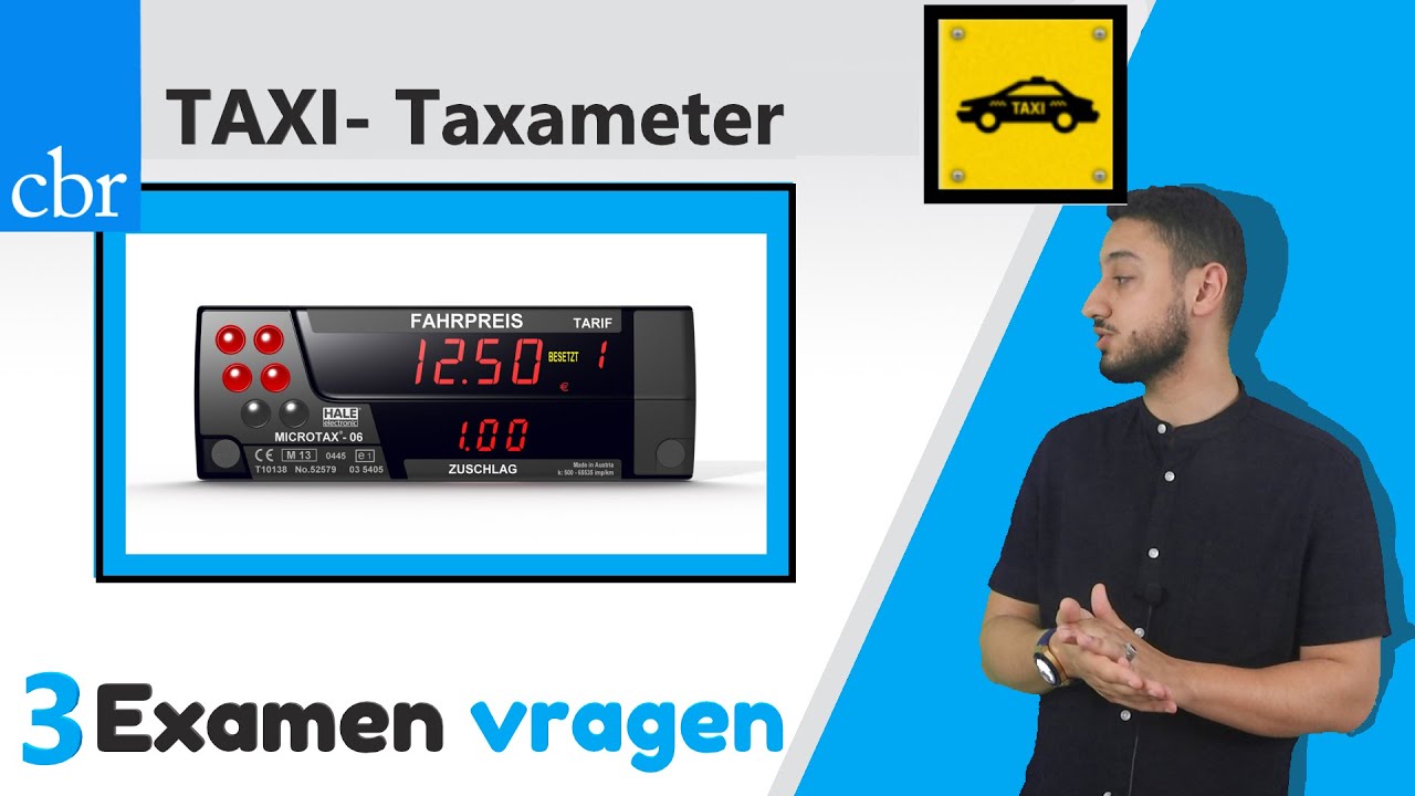 3 CBR Taxi Theorie Examen vragen! | Taxameter (2022) - YouTube