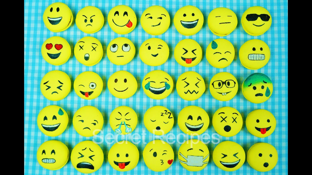Макаронс смайлы | Macarons emoji smile - YouTube