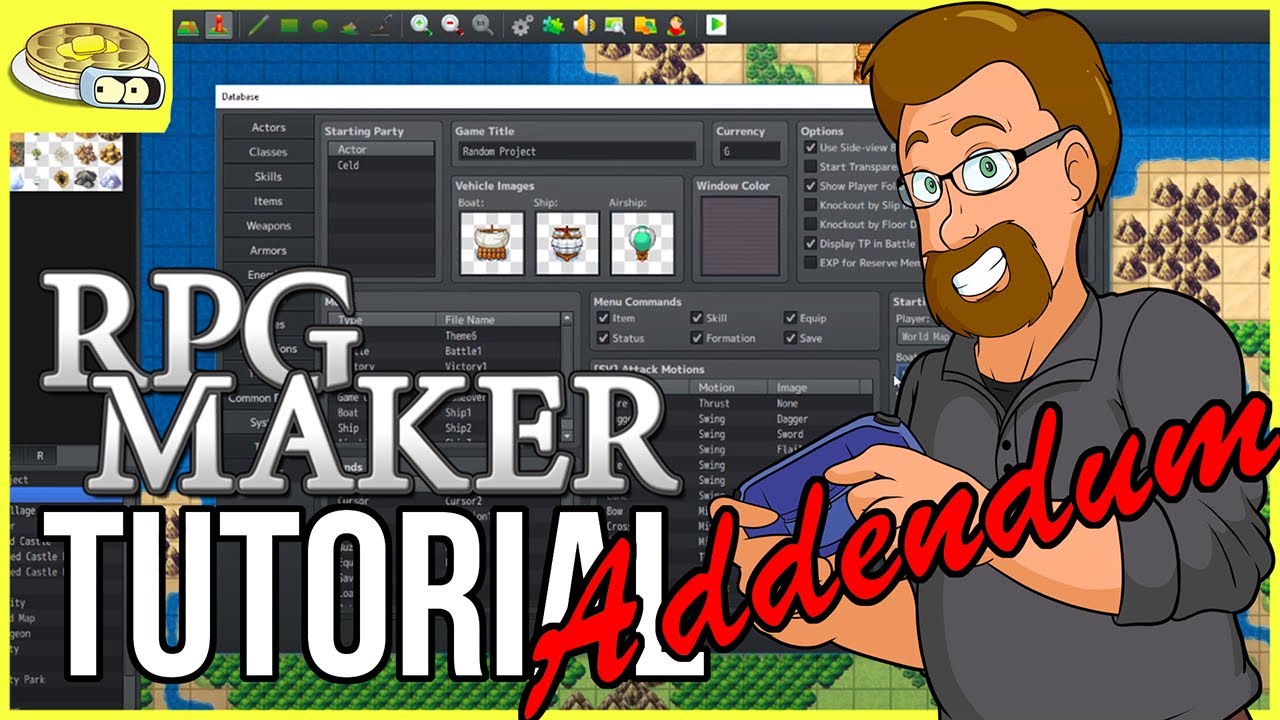 How to Add in VEHICLES | BenderWaffles Teaches - RPG Maker Tutorial HOW ...