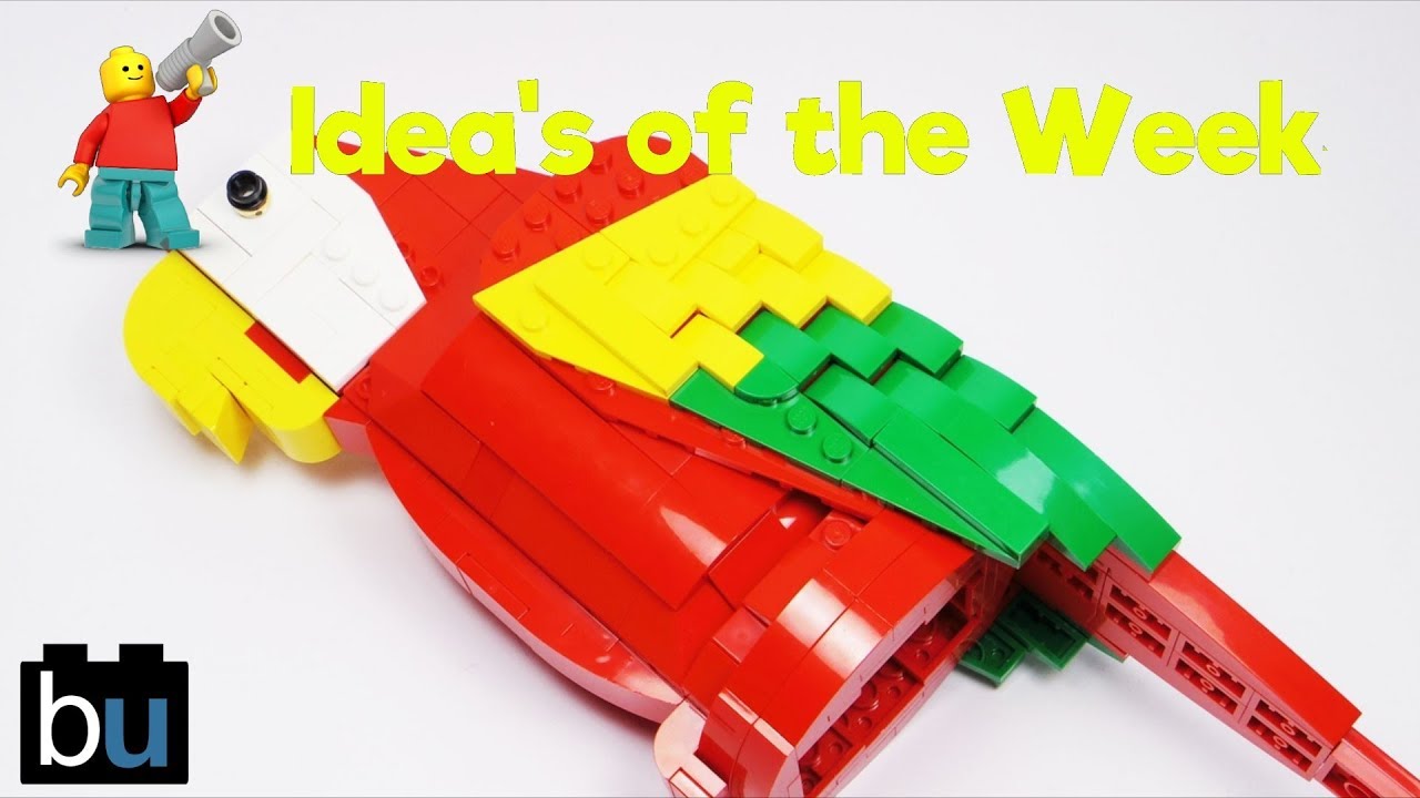 LEGO Parrot- LEGO Ideas of the Week #13 - YouTube