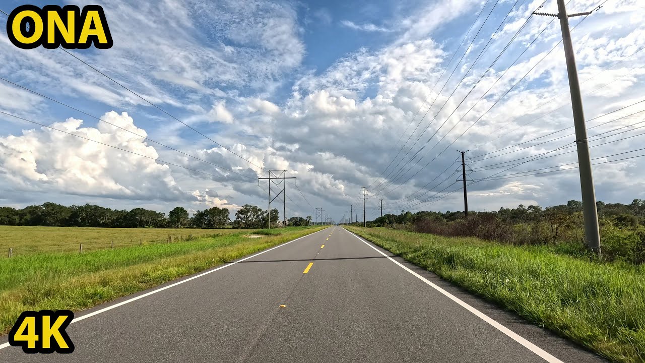 Ona Florida Driving Through - YouTube