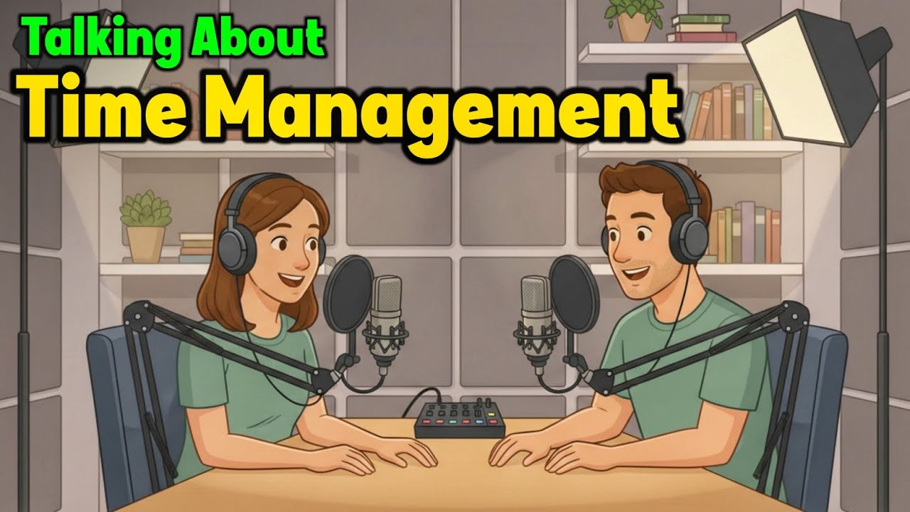 Talking About Time Management in English | English Conversation ...