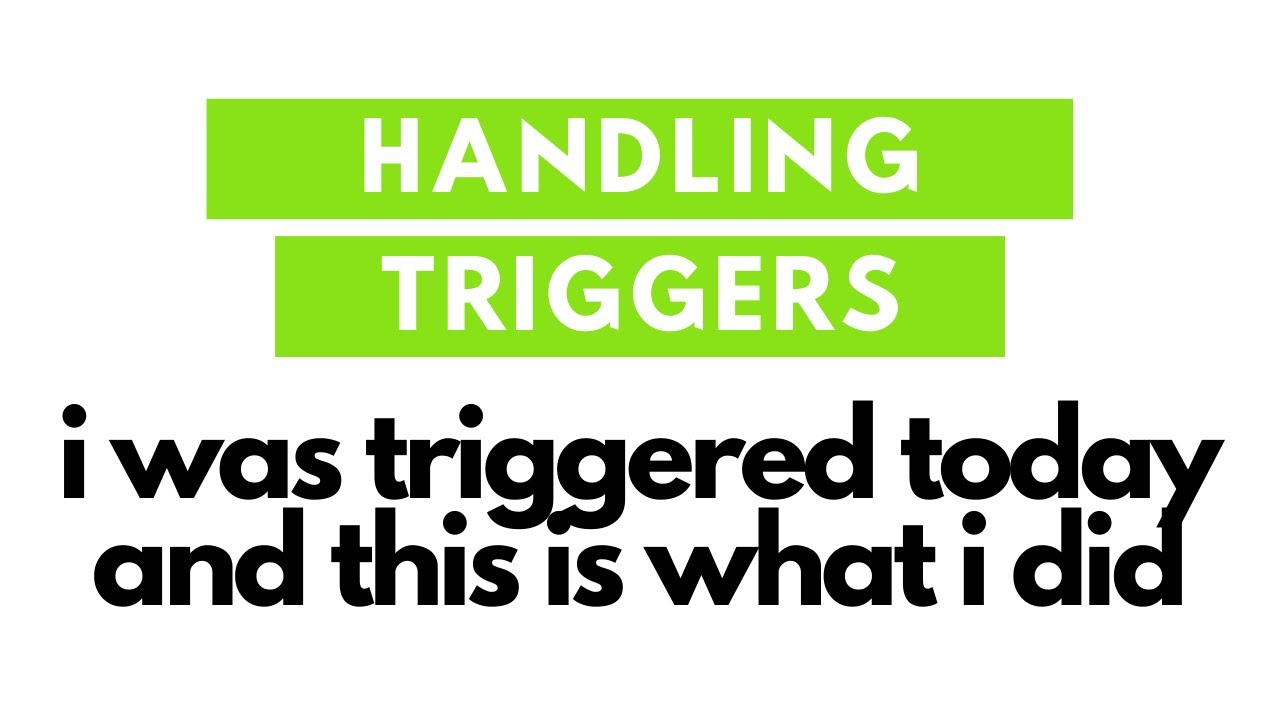 I was triggered today and here's why - YouTube