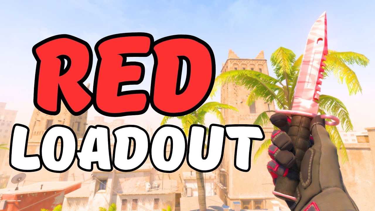 The BEST RED Inventory in CS2! (No Budget Red Skins Loadout) - YouTube