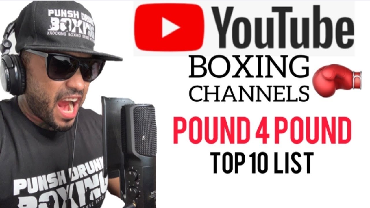 PUNSH DRUNK BOXING YTBC P4P top 10 list. Who is the best Boxing channels? - YouTube