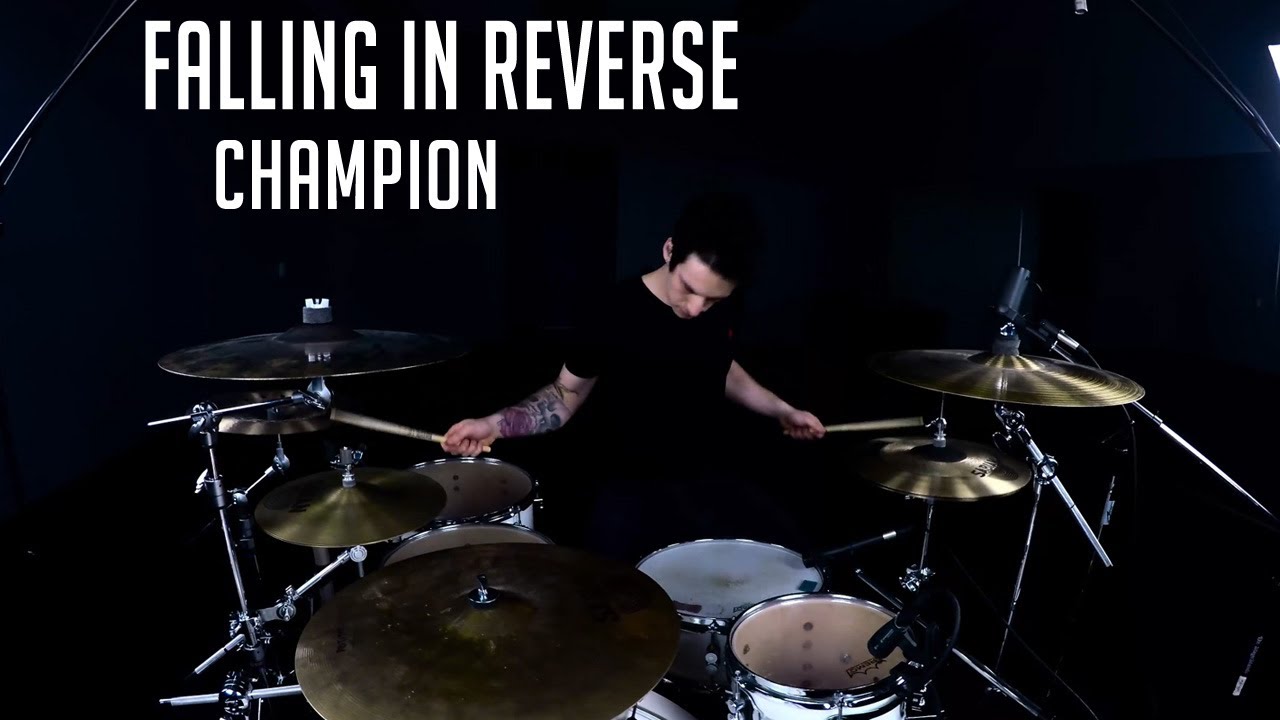 FALLING IN REVERSE - Champion [Drum Cover] - Johnny Mele - YouTube
