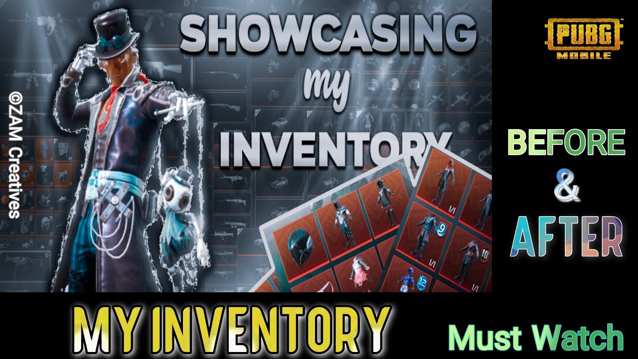 My Pubg Inventory Season 16 ¦ Pubg Mobile ¦ Showing My Inventory With ...