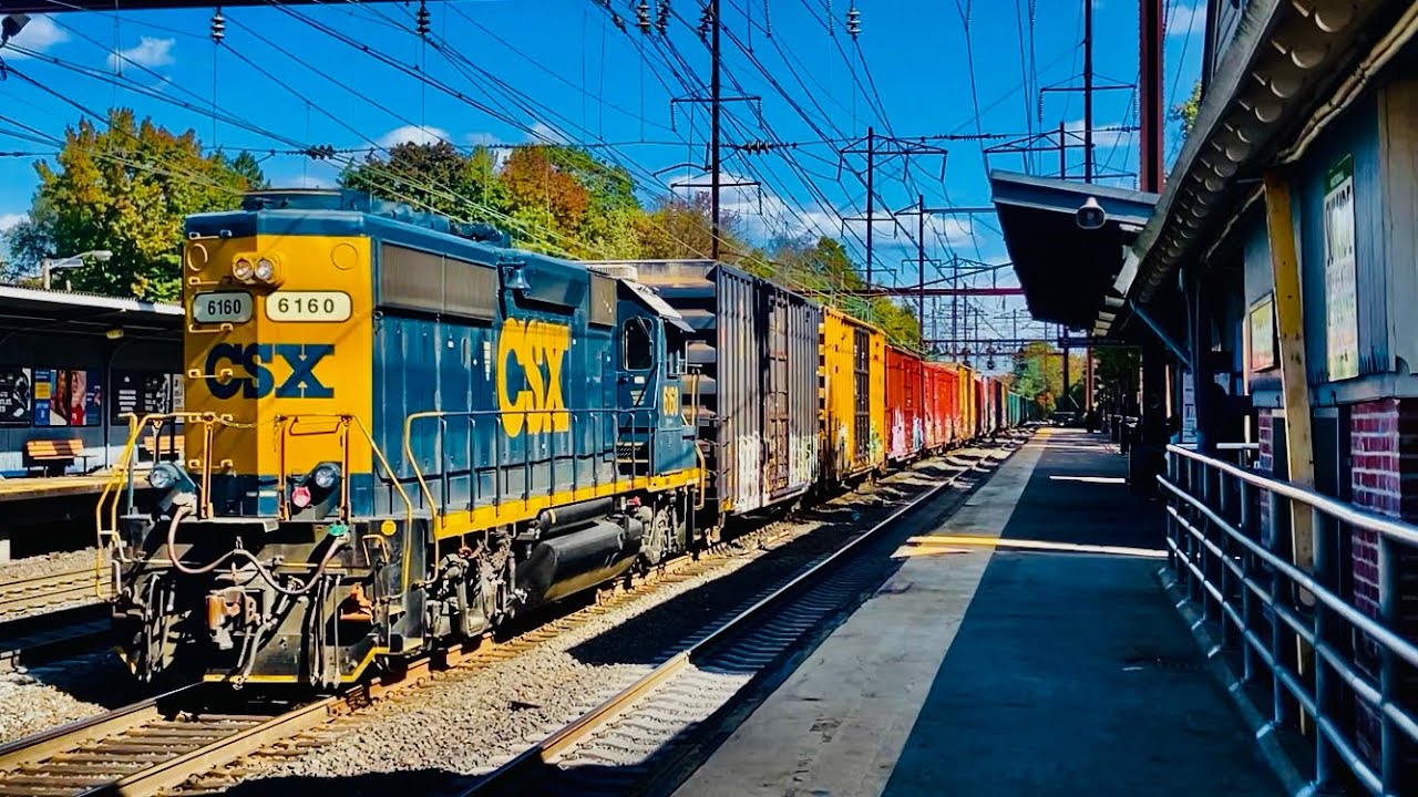 An Afternoon On Amtraks Northeast Corridor At Metuchen With CSAO ME-02!! - YouTube