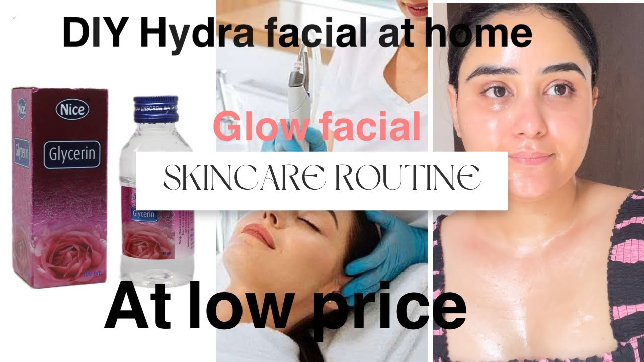 DIY* Glowing Hydra facial at home* Step by step! Get instant glow at ...