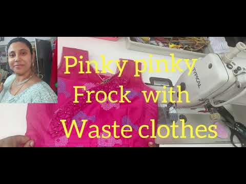 today HQ fashions trending pinky pinky frock with waste clothes - YouTube
