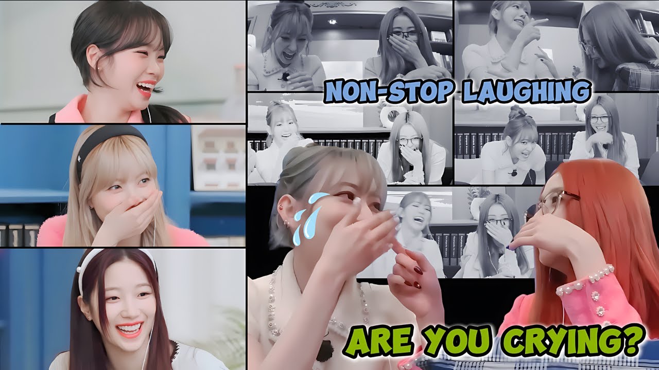 YUNJIN & SAKURA's unstoppable LAUGHTER | LE SSERAFIM reacted to their ...