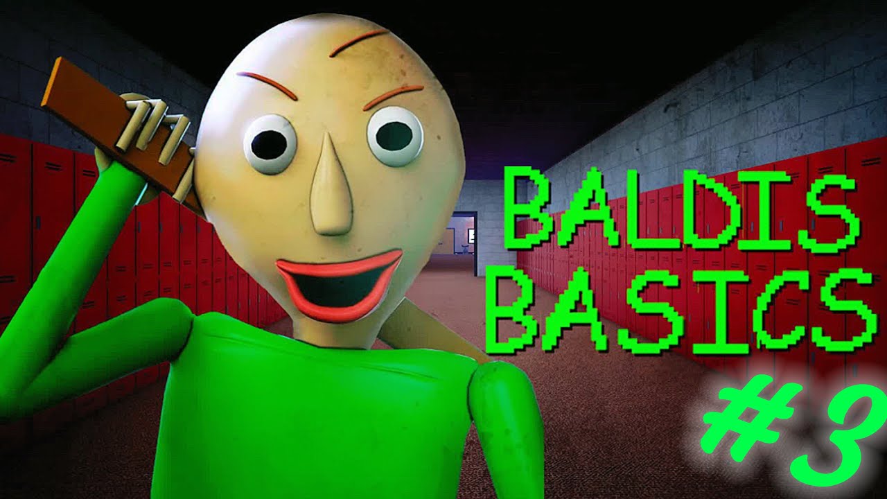ALMOST BEATING BALDI!!! || Baldi Basics #3 | - YouTube