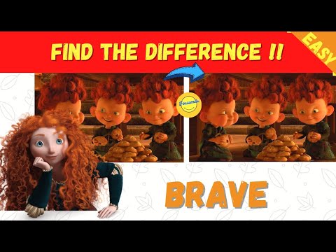 Spot the difference: Brave|Cartoon game.#disneypixar #brave # ...