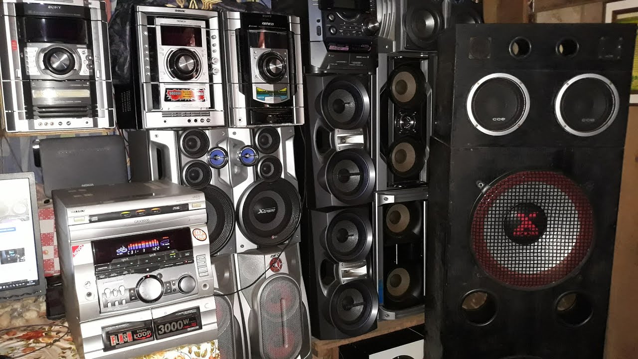 Sony Grx 9000 com falante de 15pl vs Grx 9000 com as caixas original ...