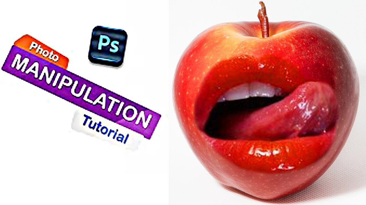 Apple photo manipulation in Photoshop How to create Apple photo ...