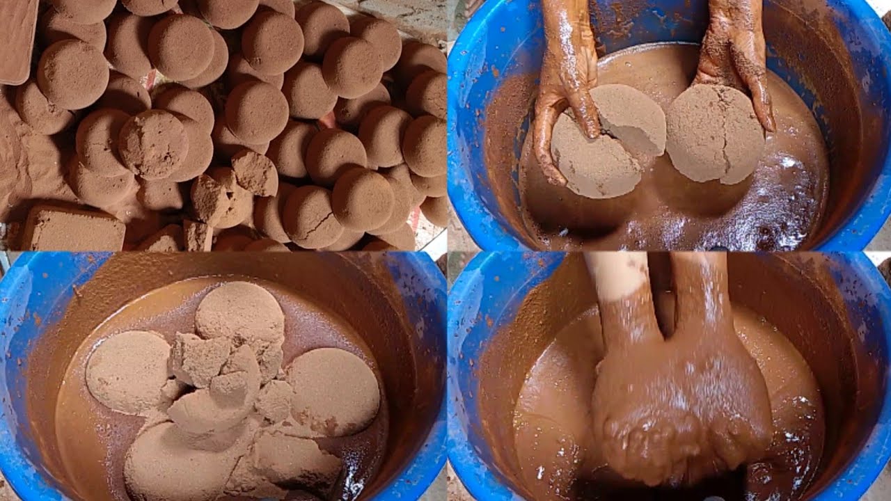 Sandy Red Dirt Whole Small Shapes Crumbling ️ ️ - YouTube