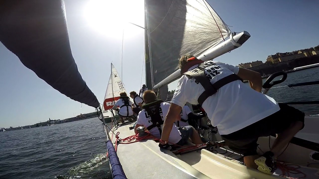 start of åfor 2018, dehler db1 gotlandrunt - YouTube