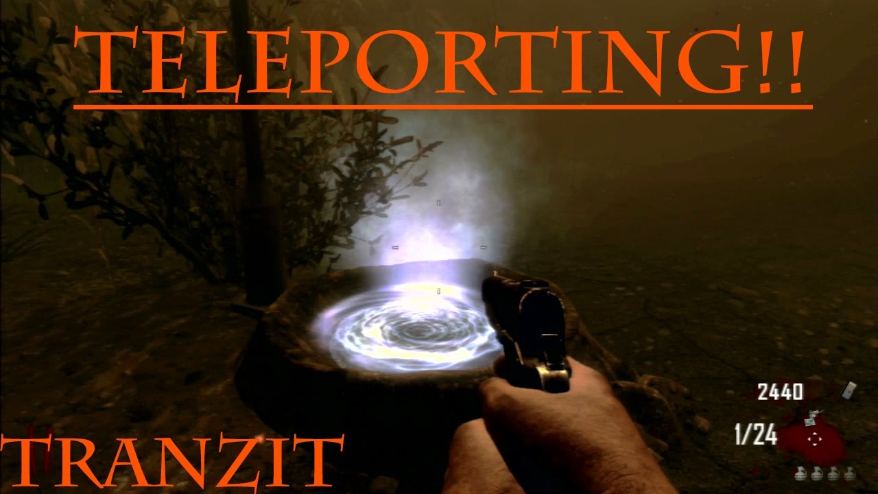 How to TELEPORT in TranZit Black Ops 2 Zombies!!!! - YouTube