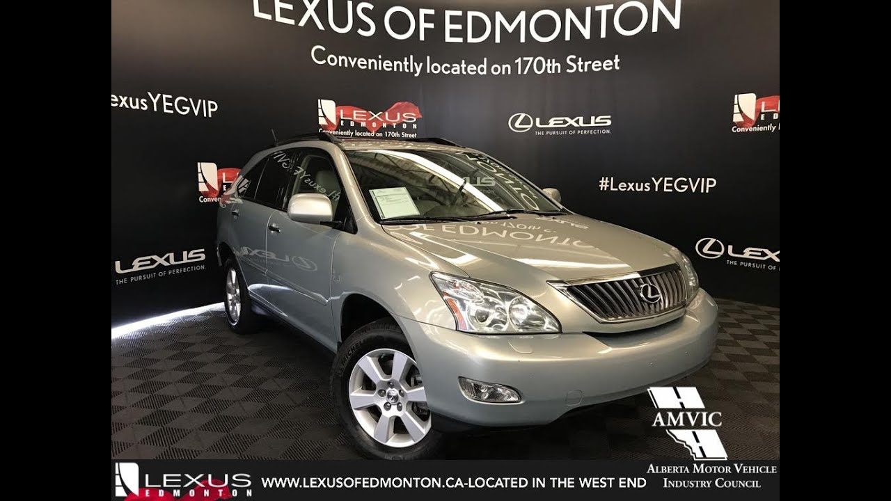 Used Gold 2008 Lexus RX 350 Premium Package Review - Sherwood Park ...