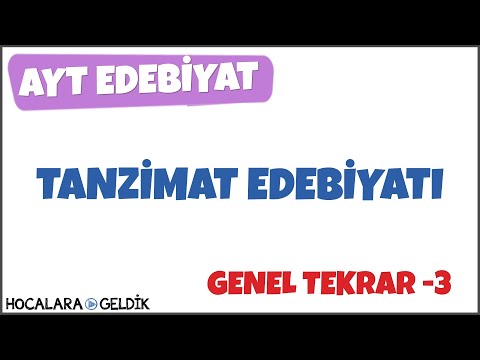 Tanzimat Edebiyatı