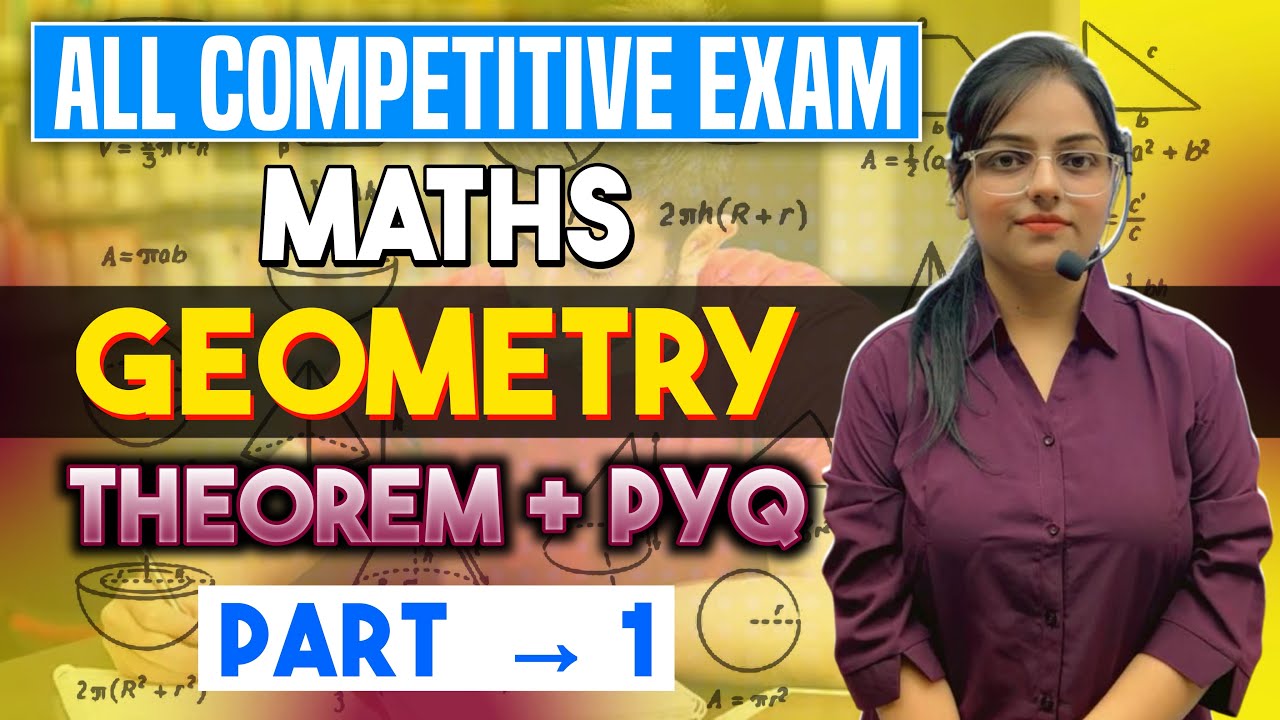 MATHS - GEOMETRY Part→ 1 👈For All Competitive Exams📚📕Basic to Advance ...