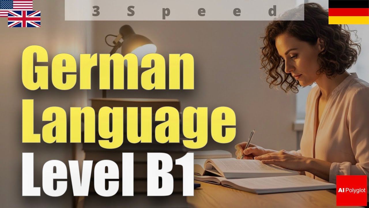 [3speed] German Language Level B1 | Passive listening | Must-Know - YouTube