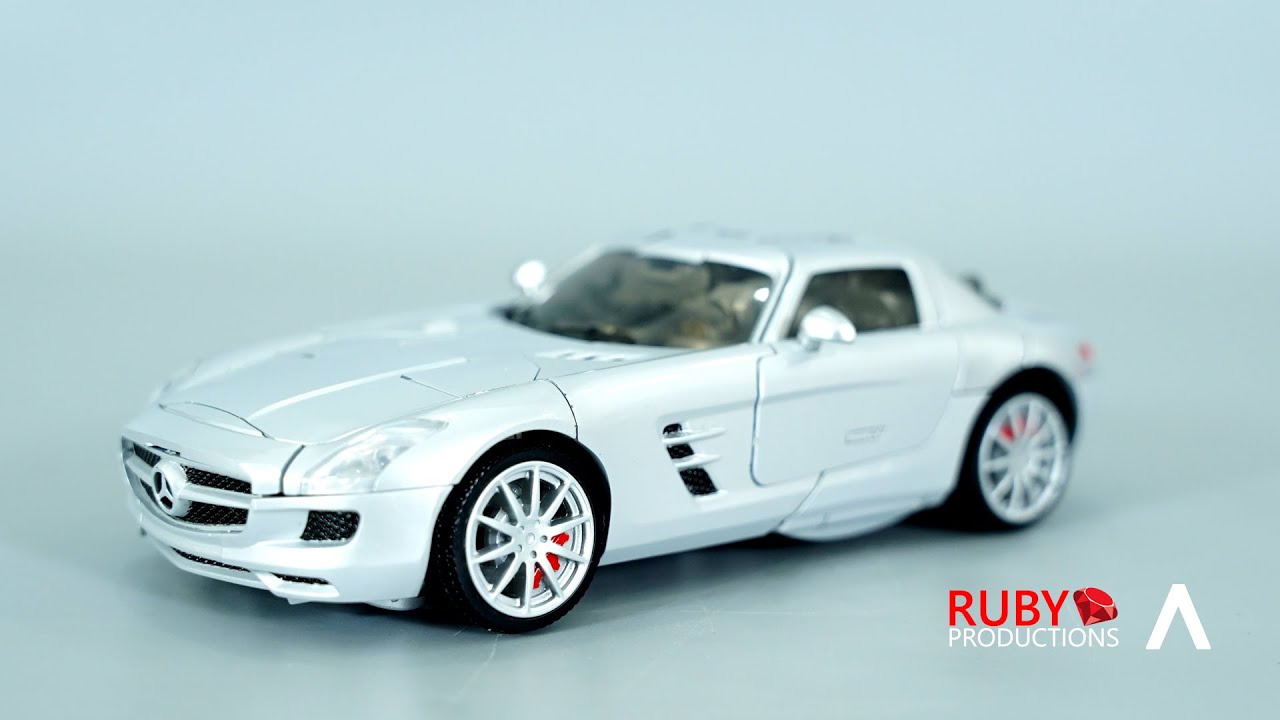 【Stop Motion】Transformers Movie Toys Mercedes Benz SLS AMG Soundwave ...