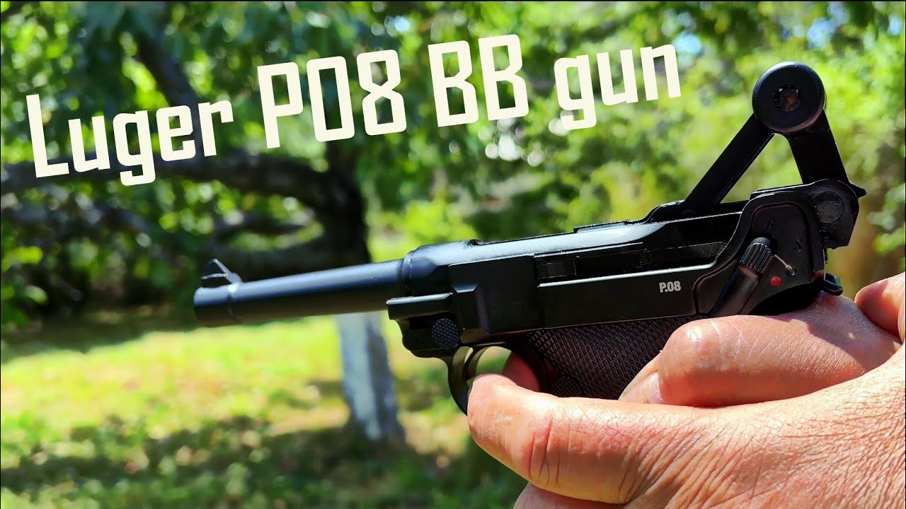 Luger P08 BB Gun with Blowback – Unboxing, Setup & Shooting Fun! - YouTube