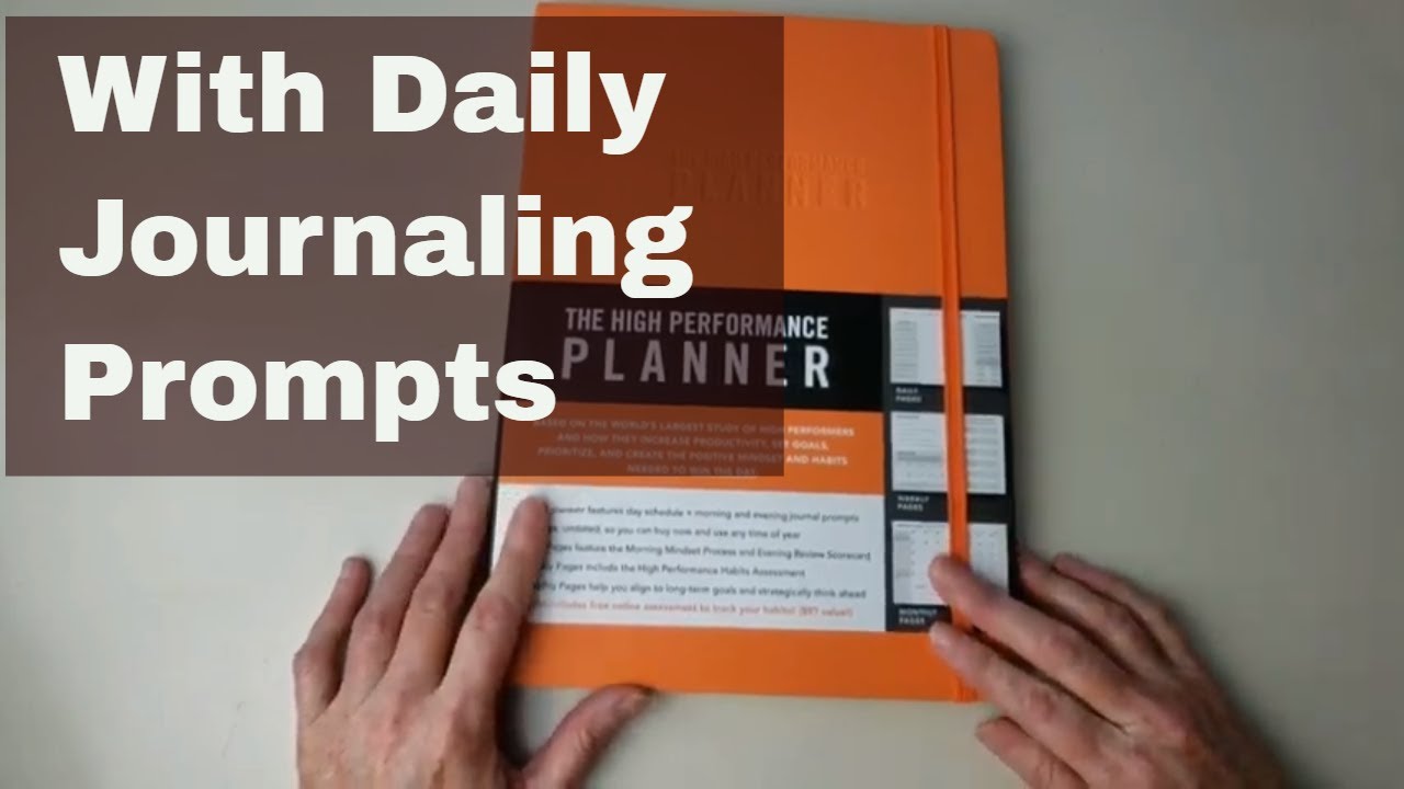 Review of The High Performance Planner by Brendon Burchard - YouTube