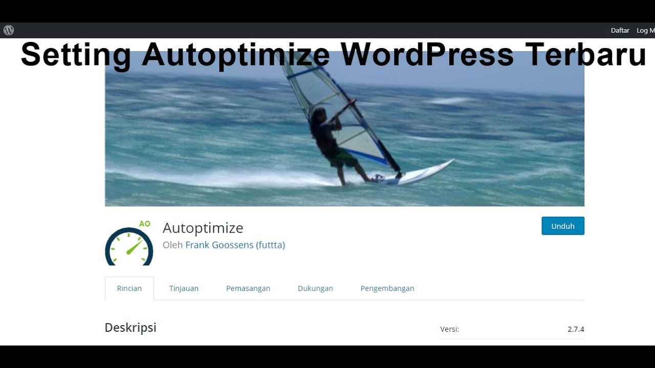 Setting Autoptimize WordPress - YouTube