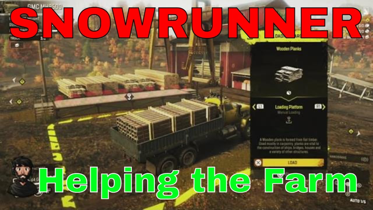 Snowrunner | Michigan Black River Map | Day 9 | Helping the Farm - YouTube