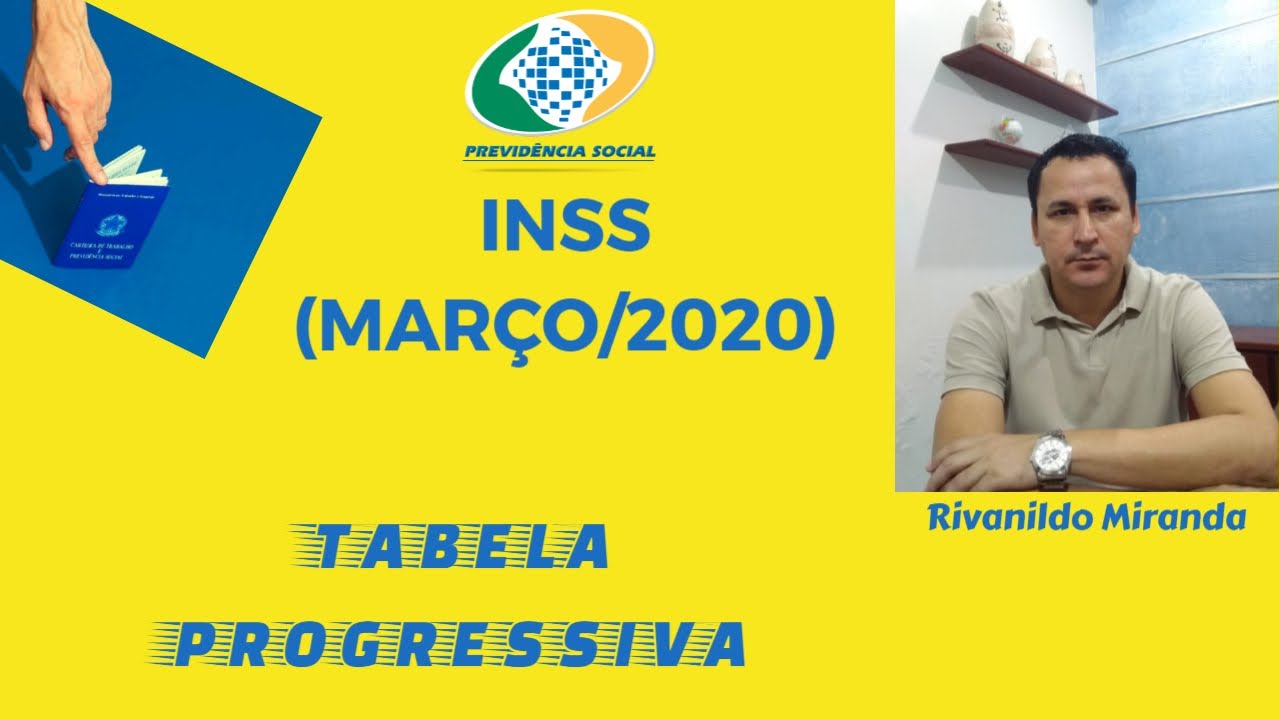 TABELA PROGRESSIVA em EXCEL do CÁLCULO de INSS, em 5 SEGUNDOS. - YouTube