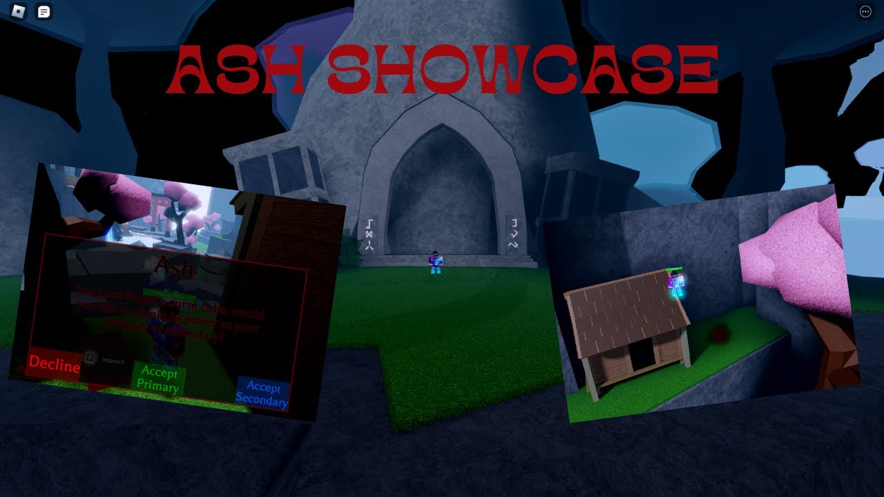 ASH CURSE SHOWCASE PRIMORDIAL ARTS ROBLOX #roblox - YouTube
