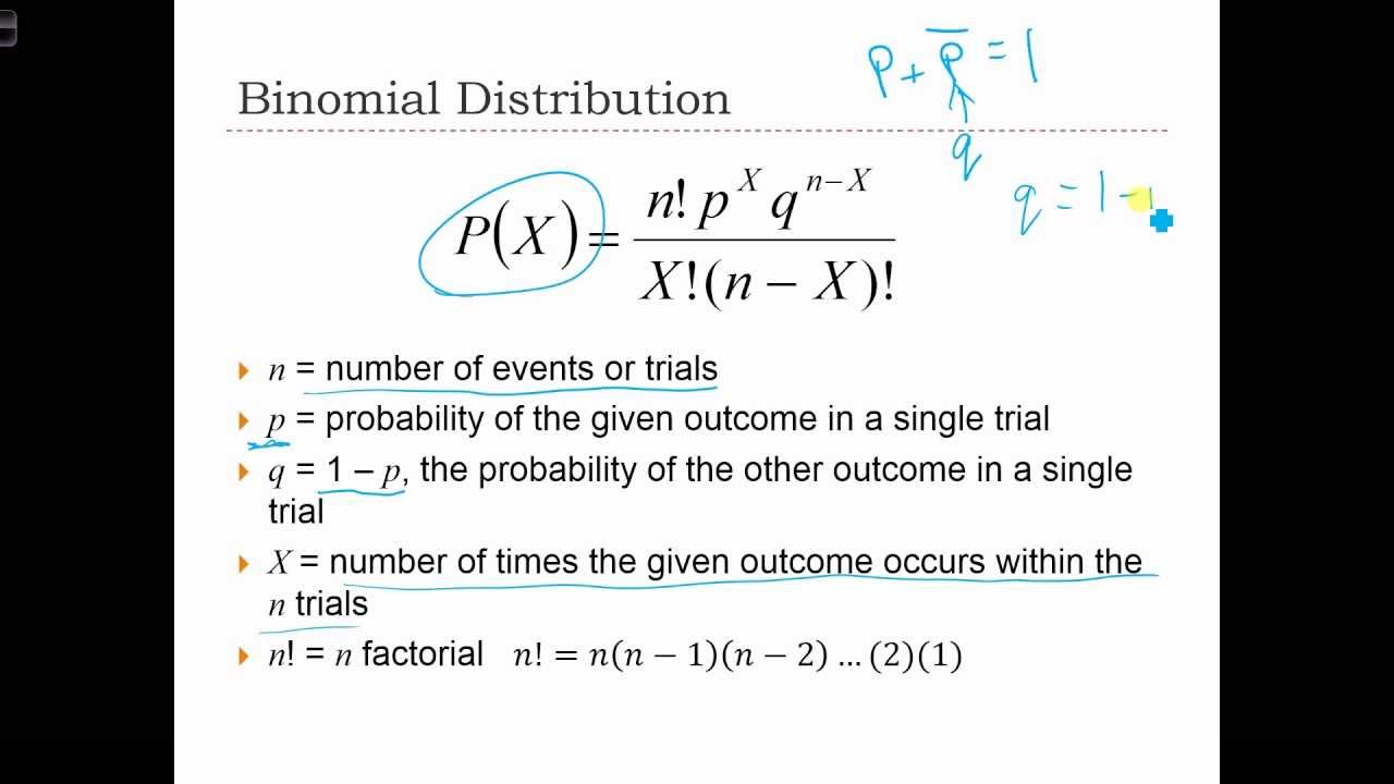 GEOG 3020 Lecture 09-3 - Discrete Probability Distributions - YouTube