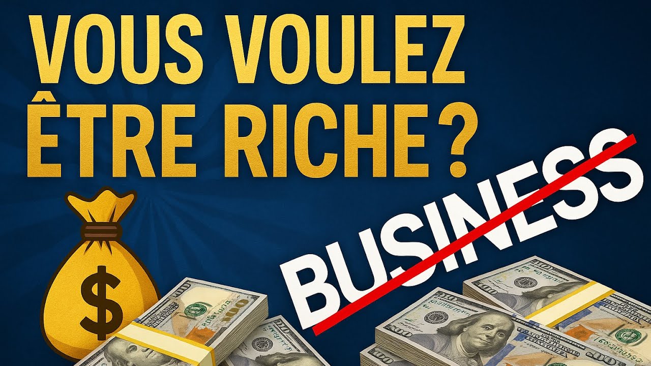 Comment être riche ? Ne créez pas d'entreprise ⛔️ - YouTube