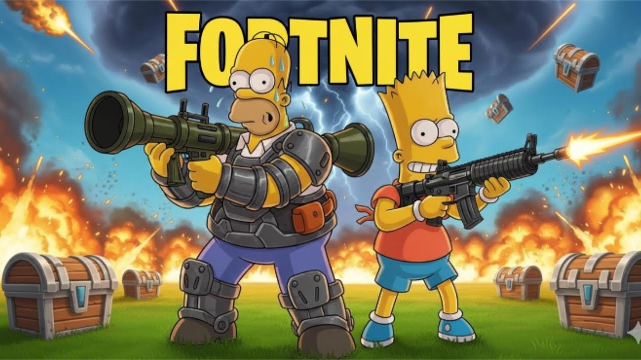 FORTNITE X SIMPSONS | EL DREAM TEAM - YouTube